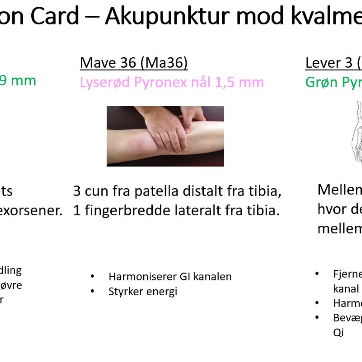 Akupunktur som forebyggelse af kvalme og opkast efter operation